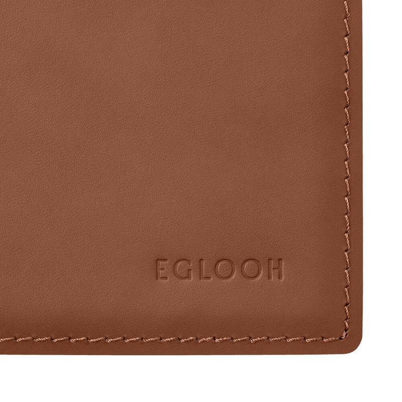 Leather Desk Pad Mercurio - Square Corners and Perimeter Stitching - Eglooh